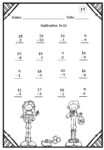 St. Patrick's Day Subtraction to 20 Worksheets | Made By Teachers
