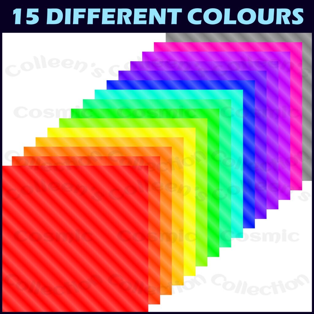 Blended Downward Diagonal Stripes Digital Paper - Made By Teachers