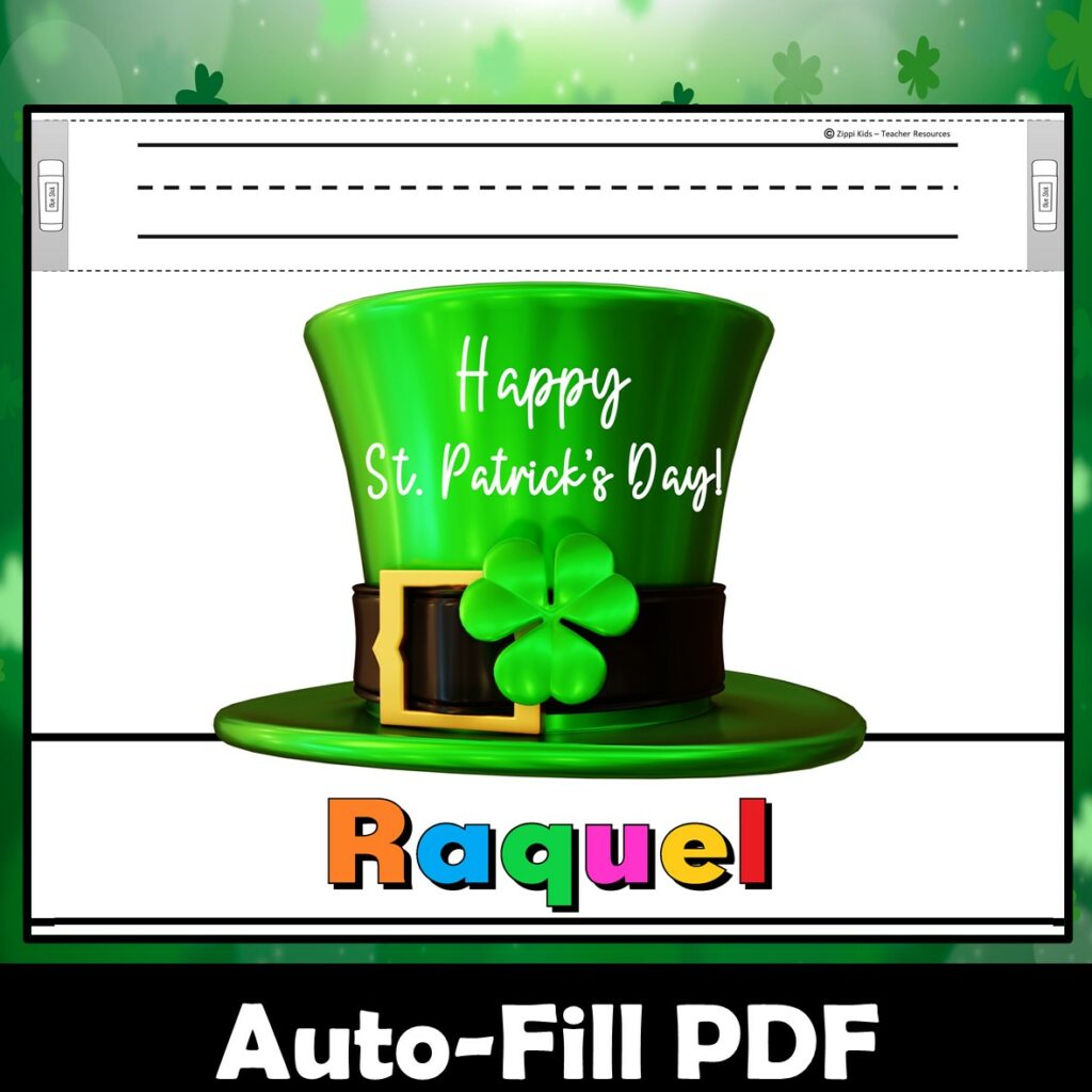 St. Patrick's Day Craft, Leprechaun Hat Crown - Made By Teachers