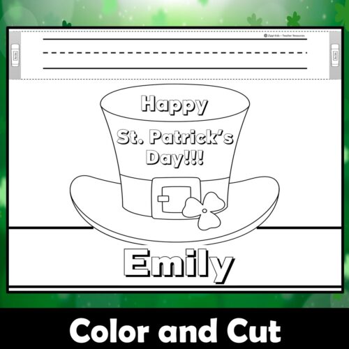 St. Patrick's Day Craft, Leprechaun Hat Crown - Made By Teachers