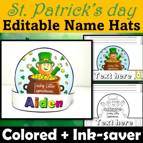 Leprechaun Hat Crown, St. Patrick's Day Craft - Made By Teachers
