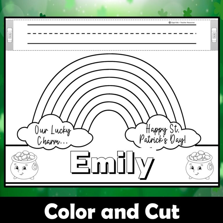 Rainbow Hat Crown, St. Patrick's Day Craft | Made By Teachers