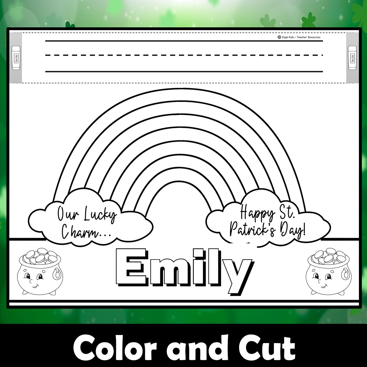 Rainbow Hat Crown, St. Patrick's Day Craft | Made By Teachers