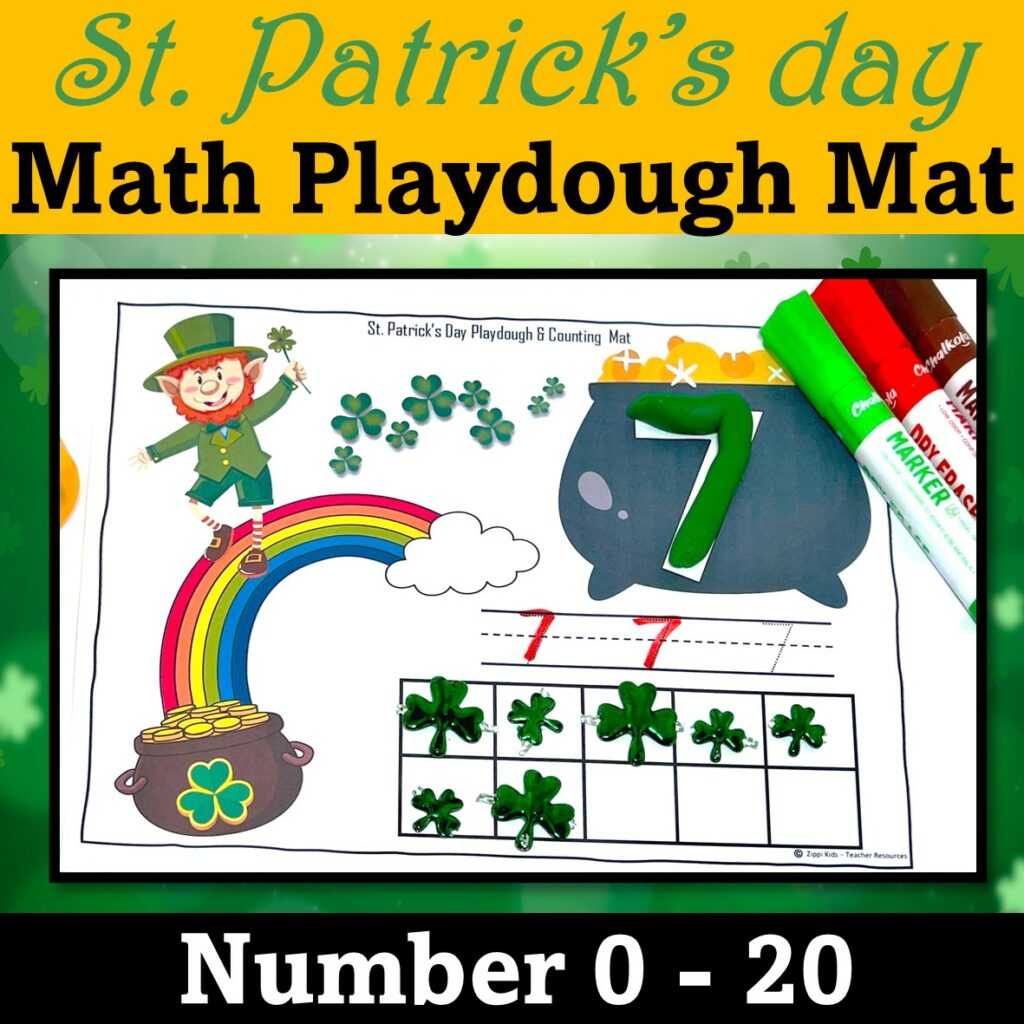 St Patricks Day Literacy & Math Centers Task Cards - Made By Teachers