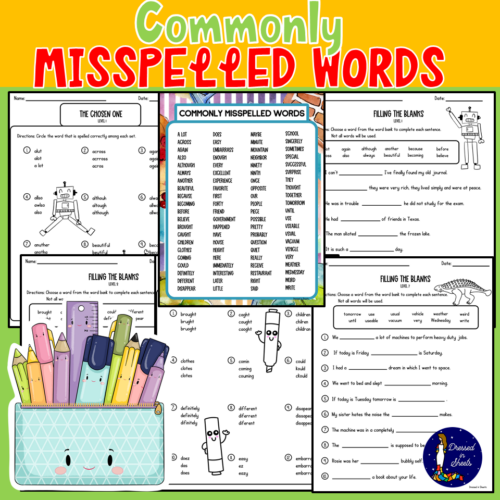 Most Commonly Misspelled Words | Made By Teachers