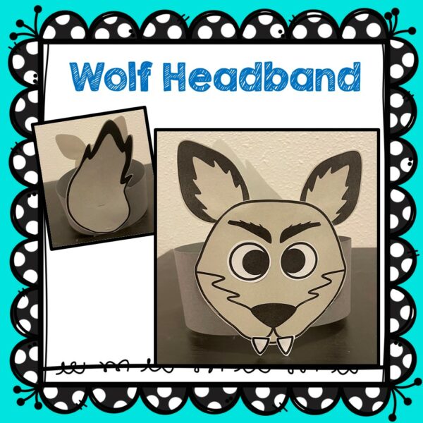 Wolf Headband, Wolf Craft | Made By Teachers