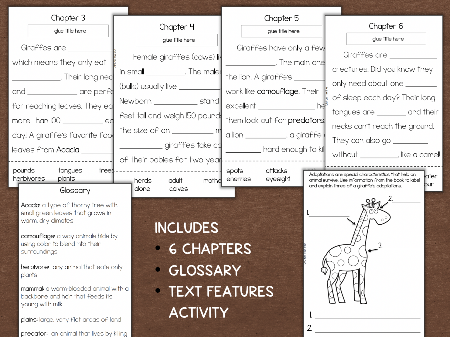 Giraffes Nonfiction Reading Comprehension - Made By Teachers