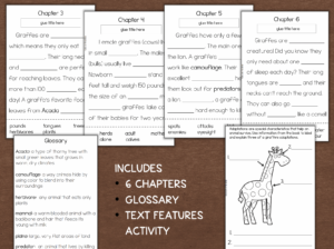 Giraffes Nonfiction Reading Comprehension - Made By Teachers