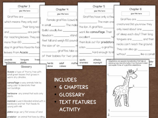 Giraffes Nonfiction Reading Comprehension - Made By Teachers