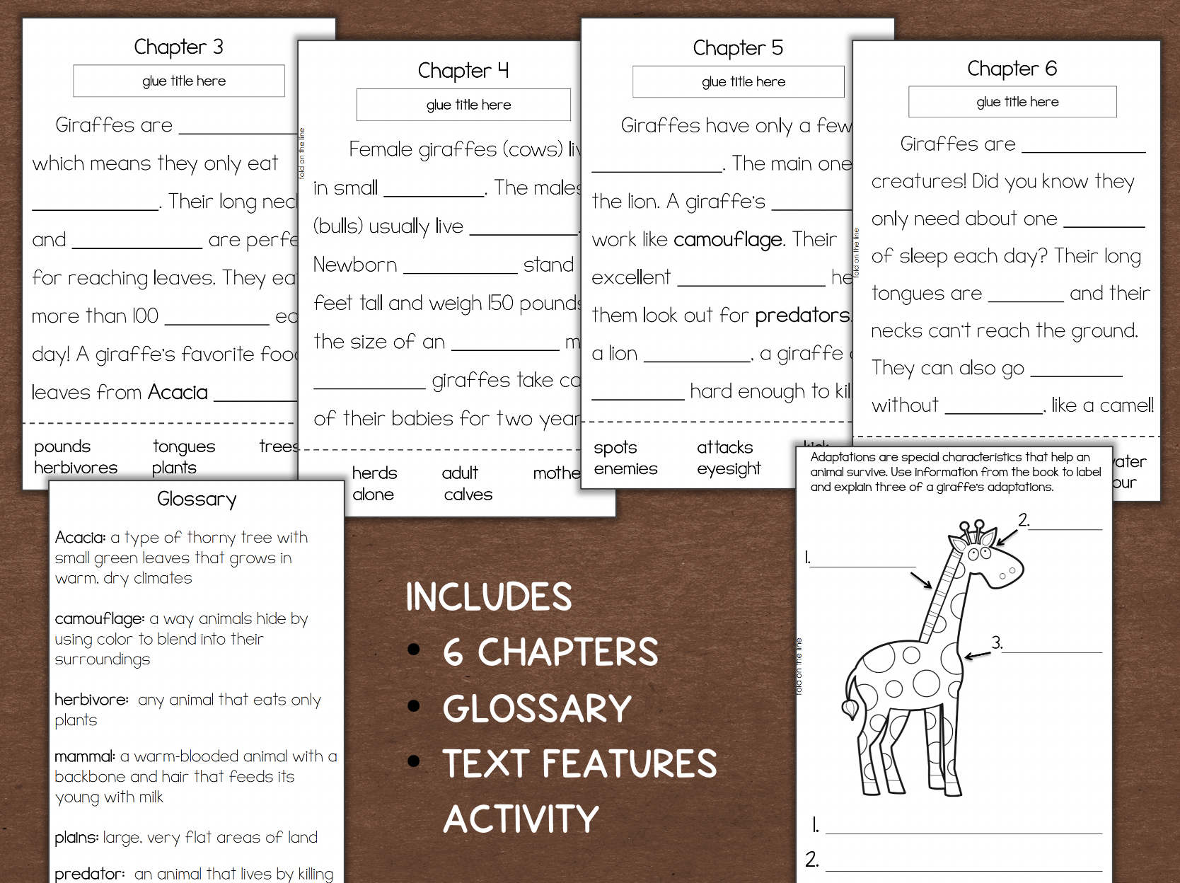 Giraffes Nonfiction Reading Comprehension - Made By Teachers