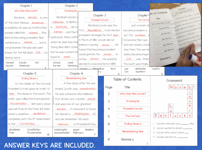 Abraham Lincoln Nonfiction Reading Comprehension - Made By Teachers