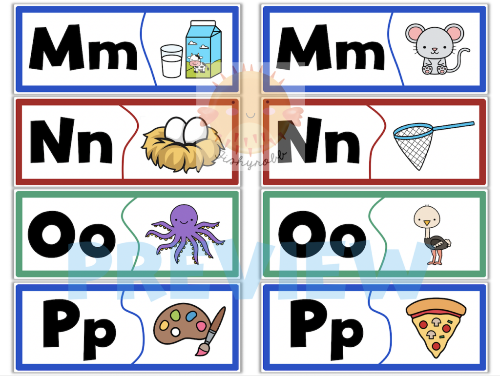 Letter Identification and Sounds Puzzle Activities - Made By Teachers