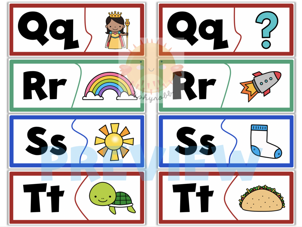 Letter Identification and Sounds Puzzle Activities - Made By Teachers