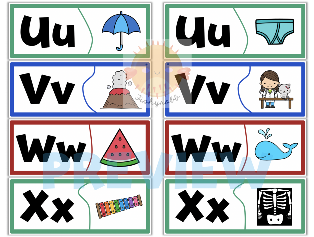 Letter Identification and Sounds Puzzle Activities - Made By Teachers