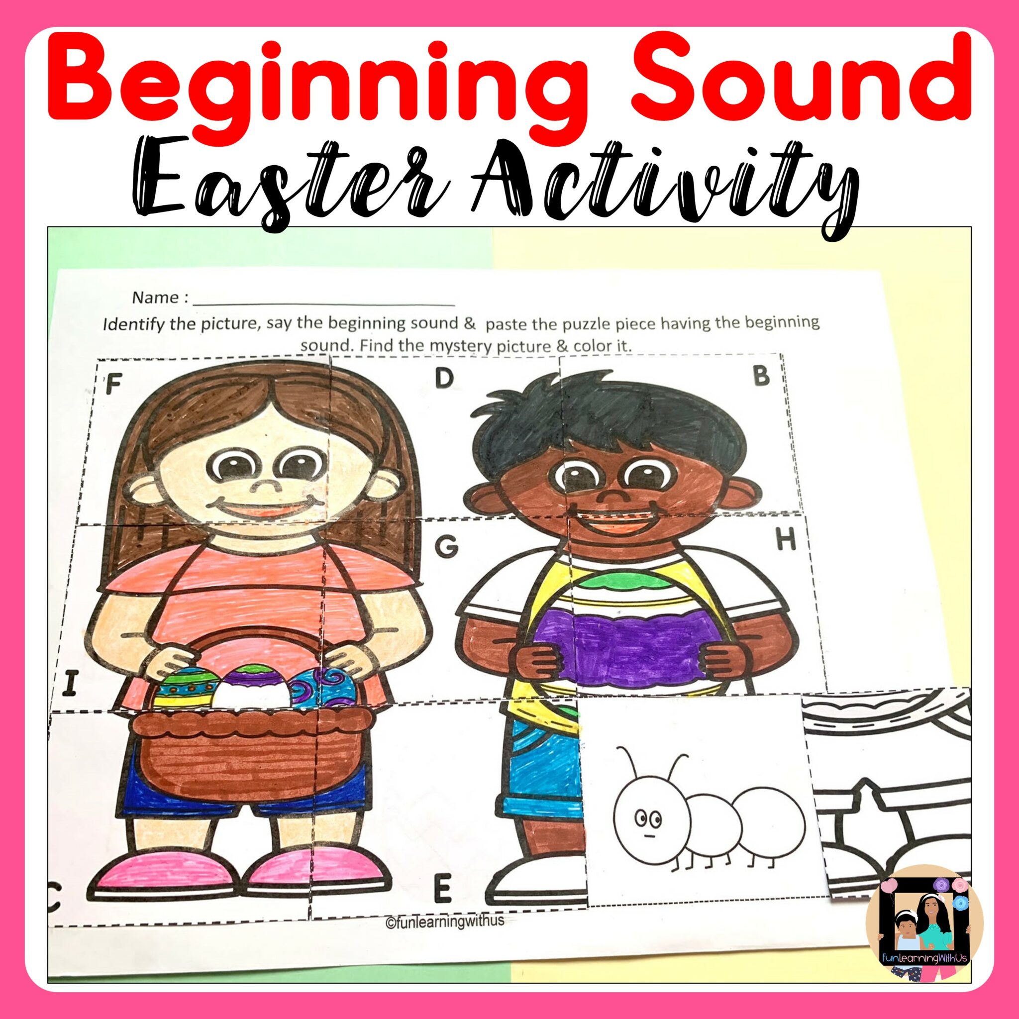 Easter Beginning Sound activity | Made By Teachers