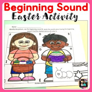 Easter Beginning Sound activity | Made By Teachers