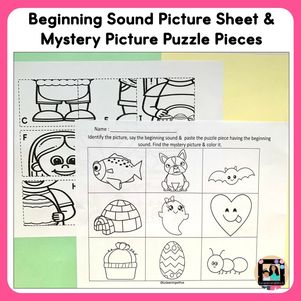 Easter Beginning Sound activity | Made By Teachers