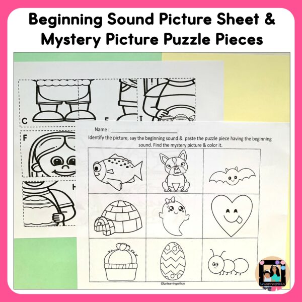 Easter Beginning Sound activity - Made By Teachers