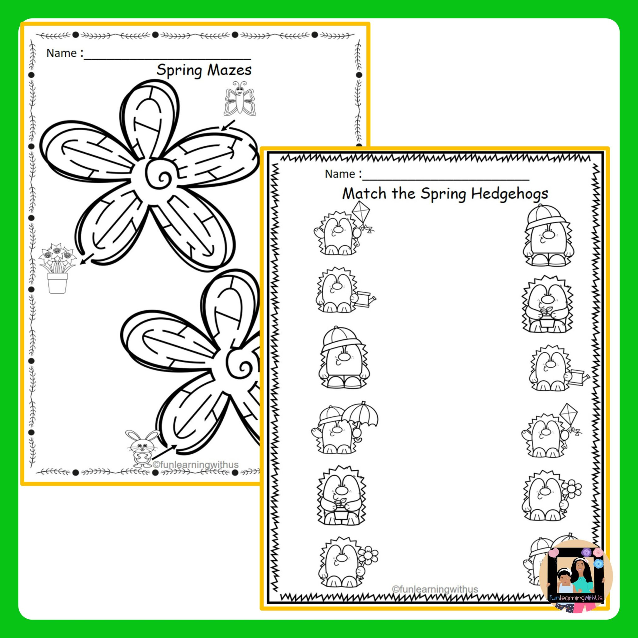 Spring Learning Pack for Preschool & Pre-K - Made By Teachers