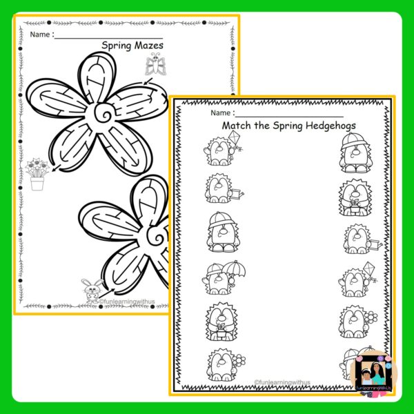 Spring Learning Pack for Preschool & Pre-K - Made By Teachers