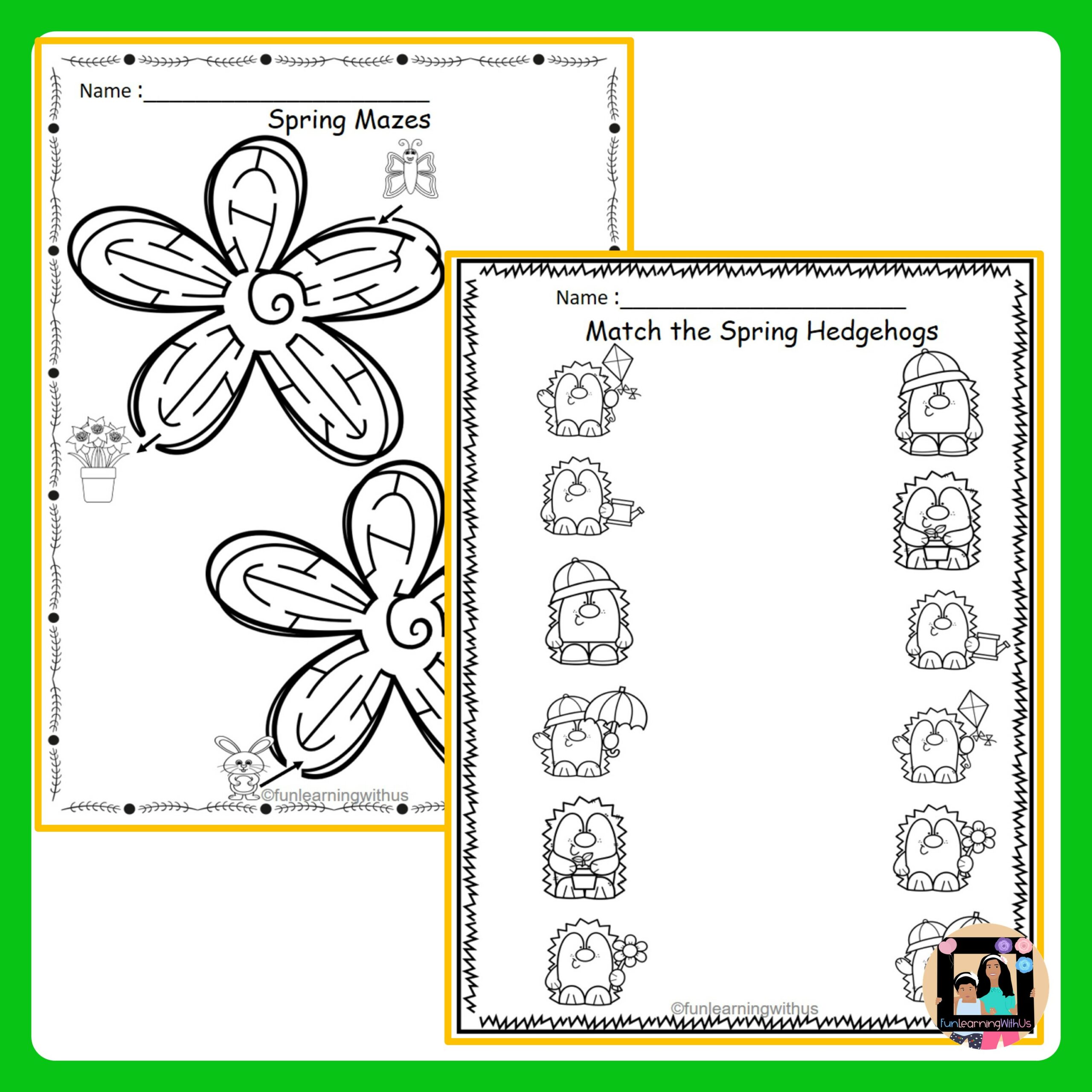 Spring Learning Pack for Preschool & Pre-K - Made By Teachers