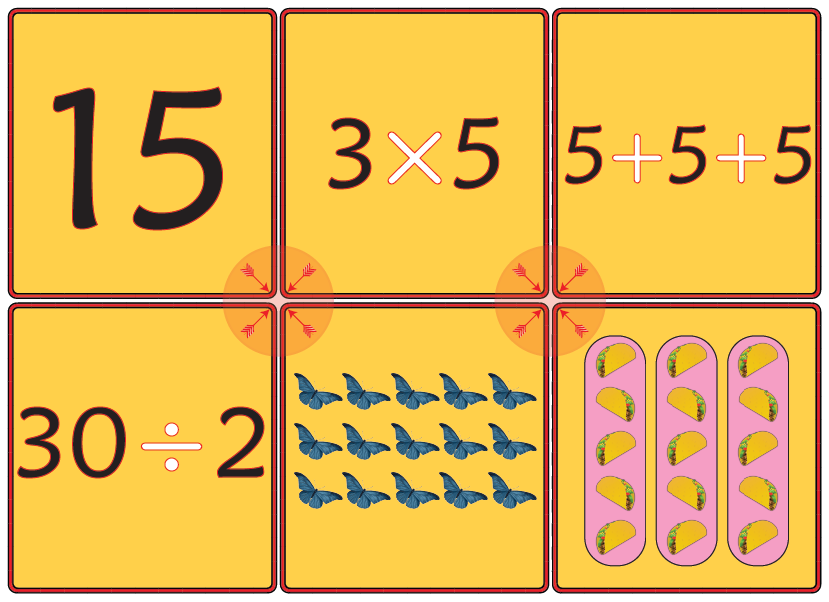 Math Center - Concept Match Multiplication | Made By Teachers