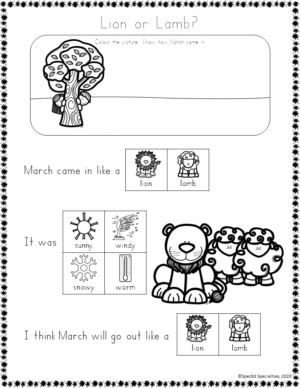 SPRING Daily Journal BUNDLE for Special Education - Made By Teachers