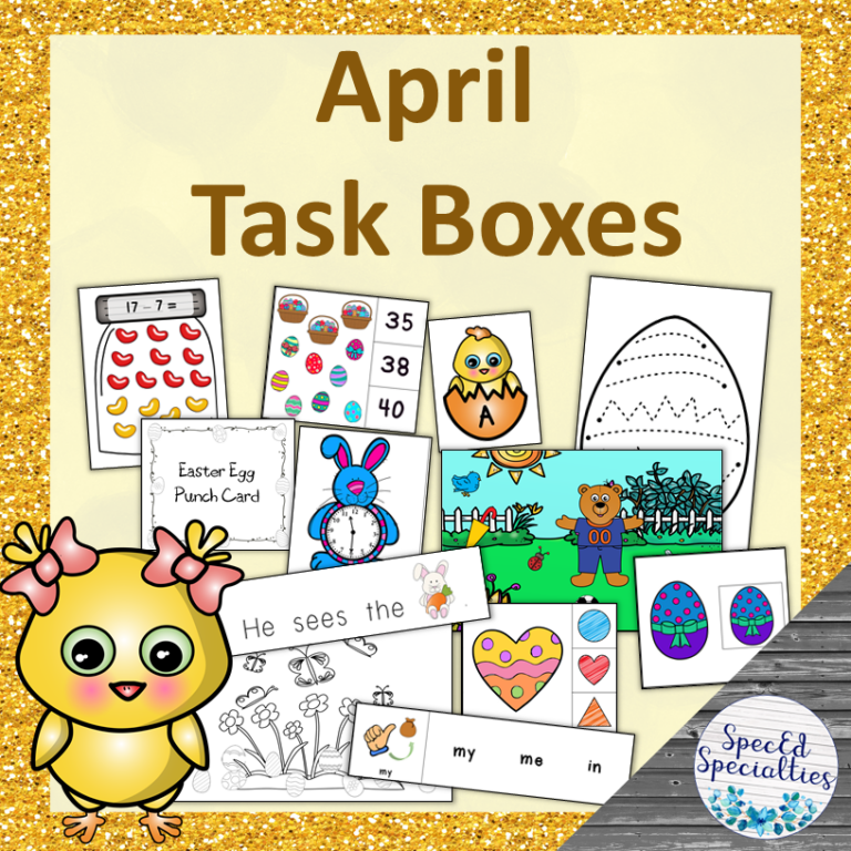 April Easter Task Boxes - Made By Teachers