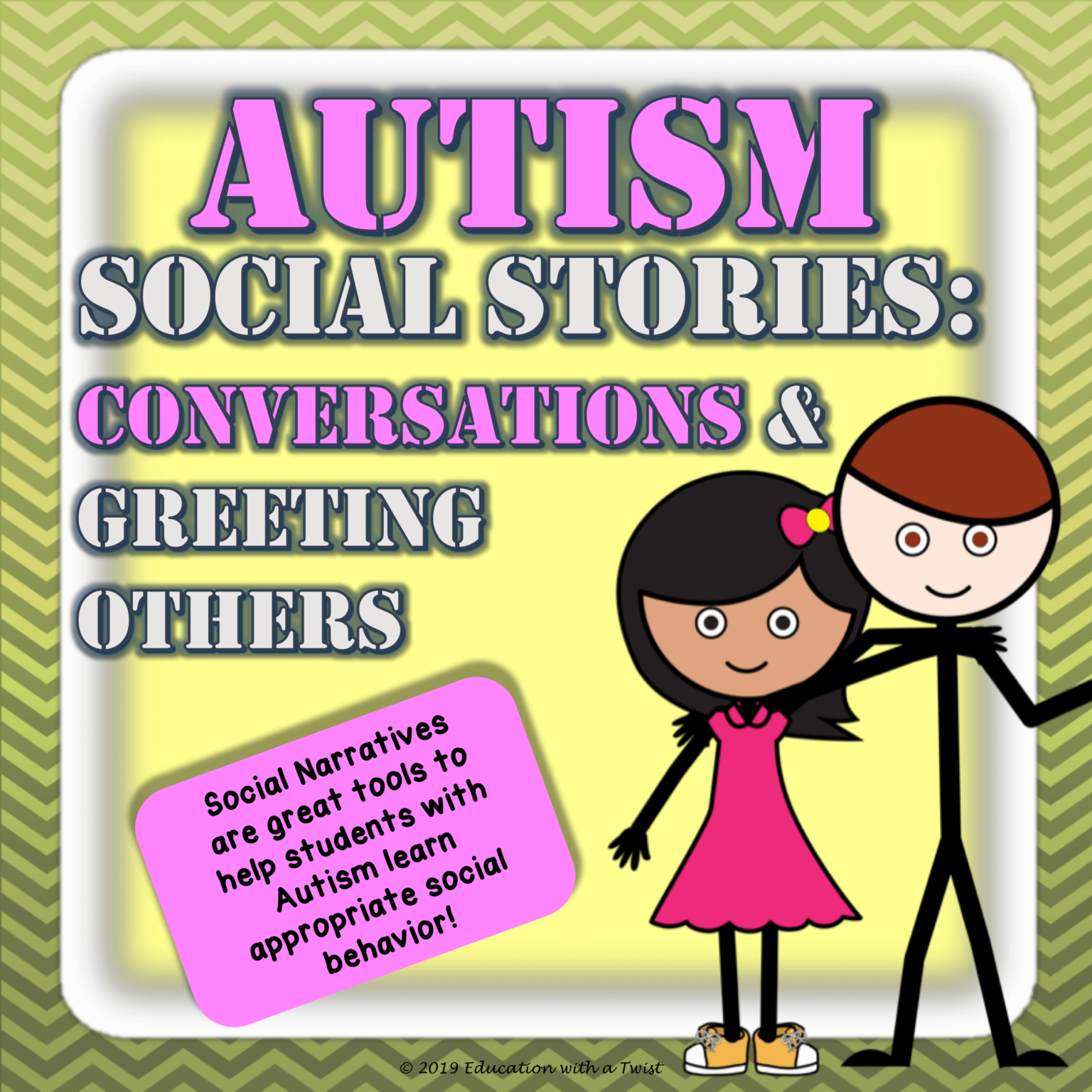 Autism Social Stories: Conversations and Greetings - Made By Teachers