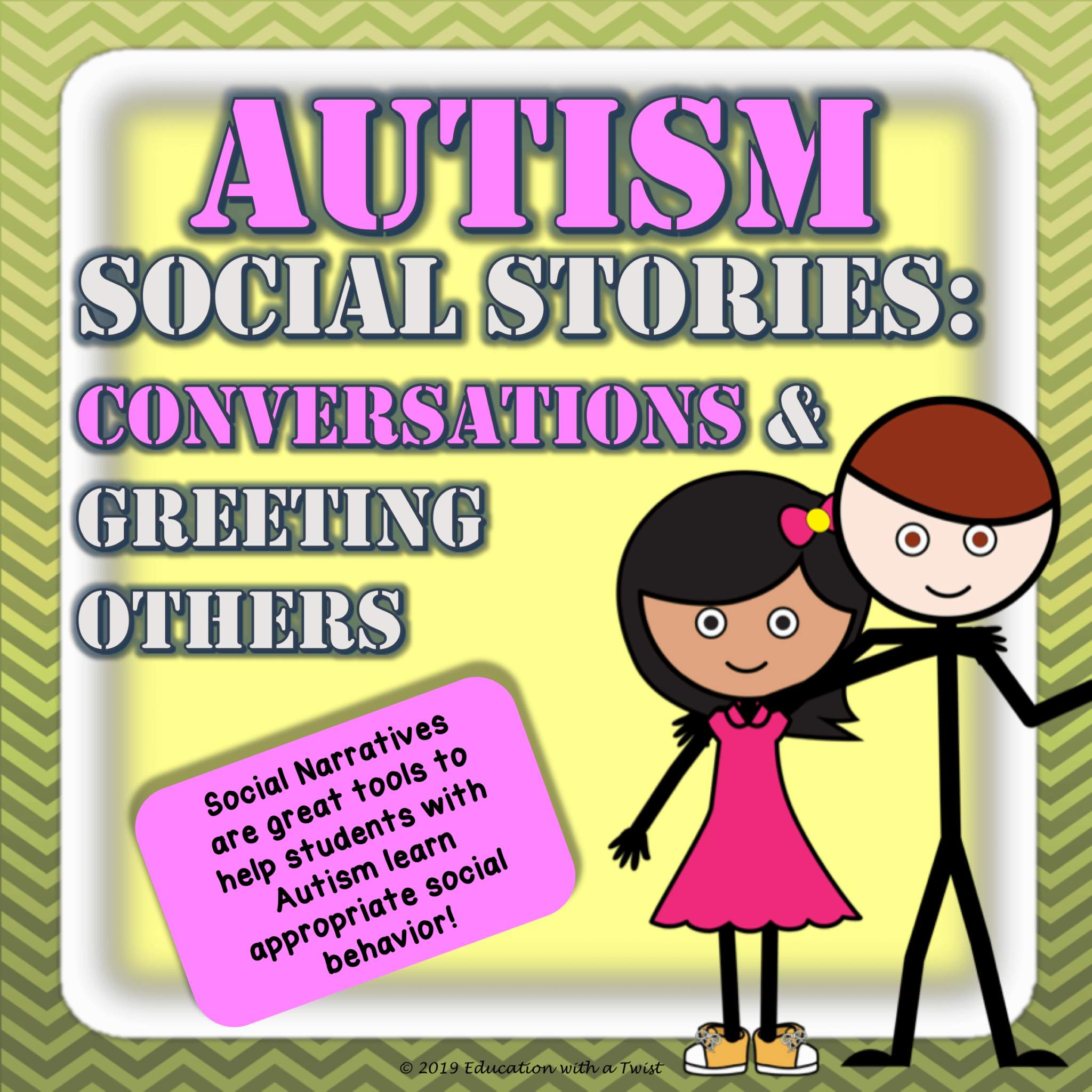 Autism Social Stories: Conversations and Greetings - Made By Teachers