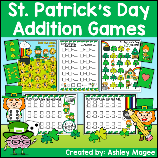 St. Patrick's Day Addition Games - Made By Teachers