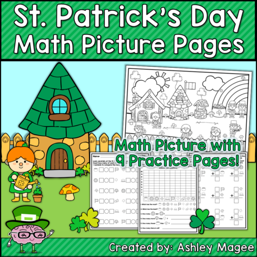St. Patrick's Day Math Picture Pages | Made By Teachers