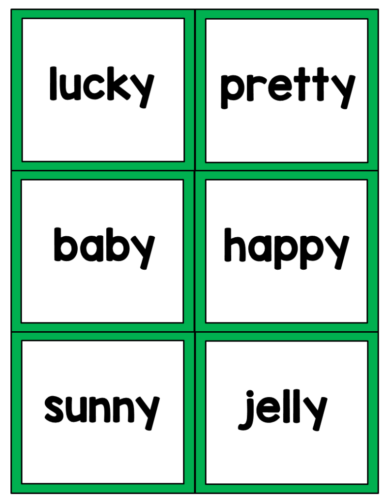 Lucky Leprechauns Long e (y) Phonics Game - Made By Teachers