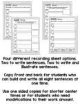 Spring Scrambled Sentences Center - Made By Teachers