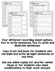 Spring Scrambled Sentences Center - Made By Teachers