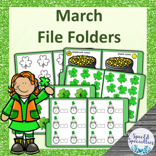 March St. Patrick's Day Adapted Resources BUNDLE - Made By Teachers