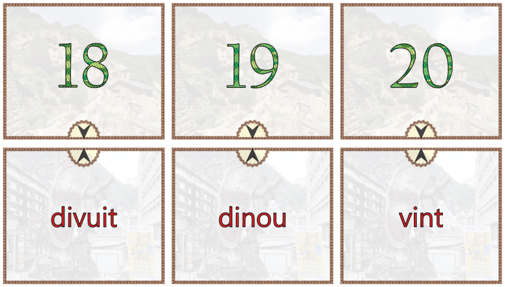 Catalan Match - Numbers and Colors | Made By Teachers