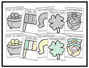 St Patricks Q Tip Crafts Fine Motor - Made By Teachers