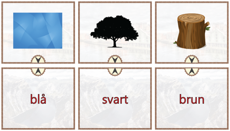 Norwegian Match - Numbers and Colors | Made By Teachers