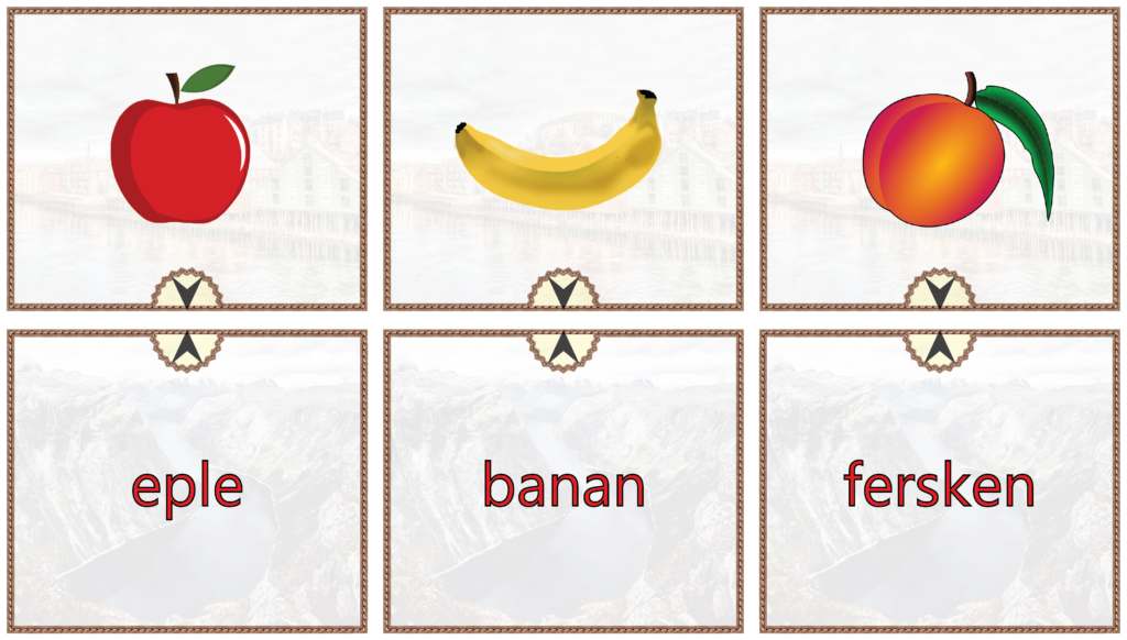 Norwegian Vocabulary Match Bundle | Made By Teachers