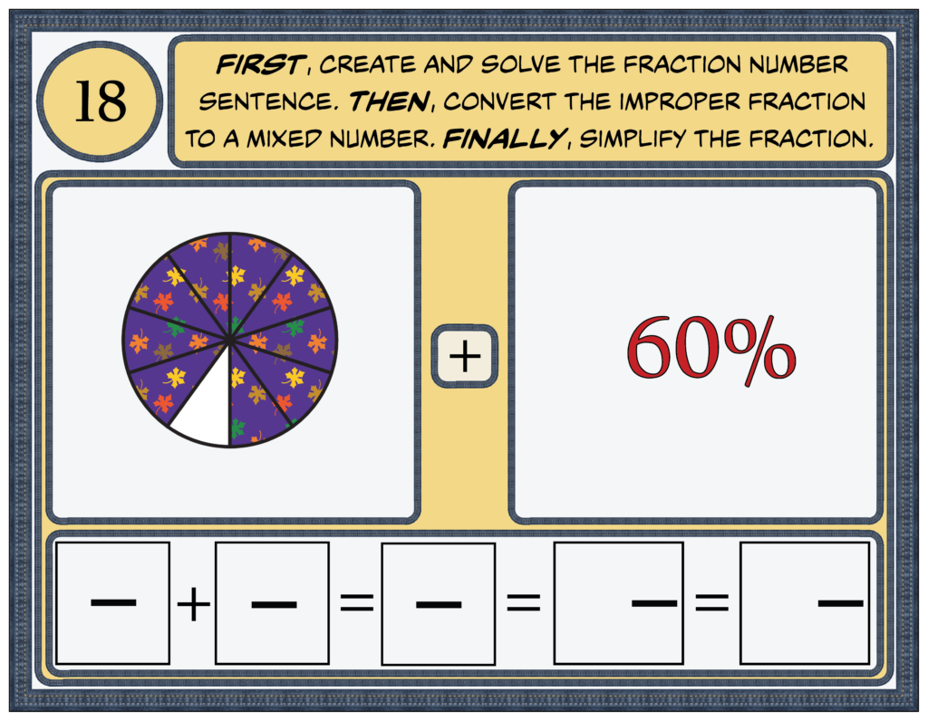 Fractions Task Cards - Level 1 and 2 Bundle - Made By Teachers