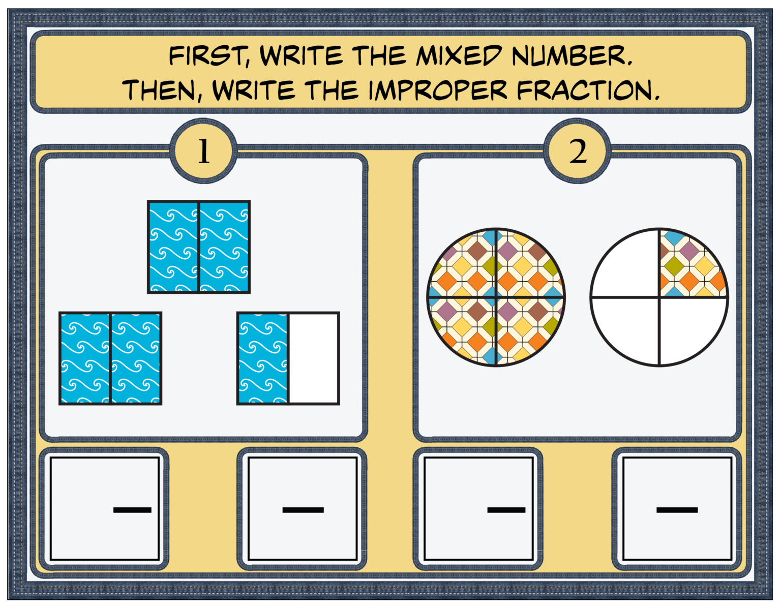 Know Your Fractions Task Cards Bundle | Made By Teachers