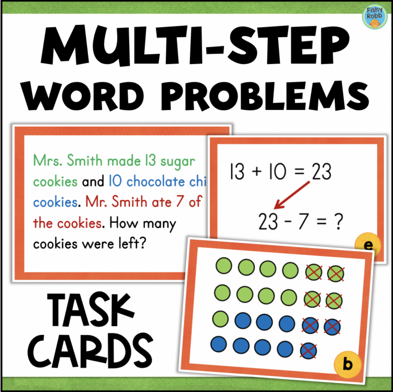 Two-Step Word Problems Multistep Addition Subtract - Made By Teachers