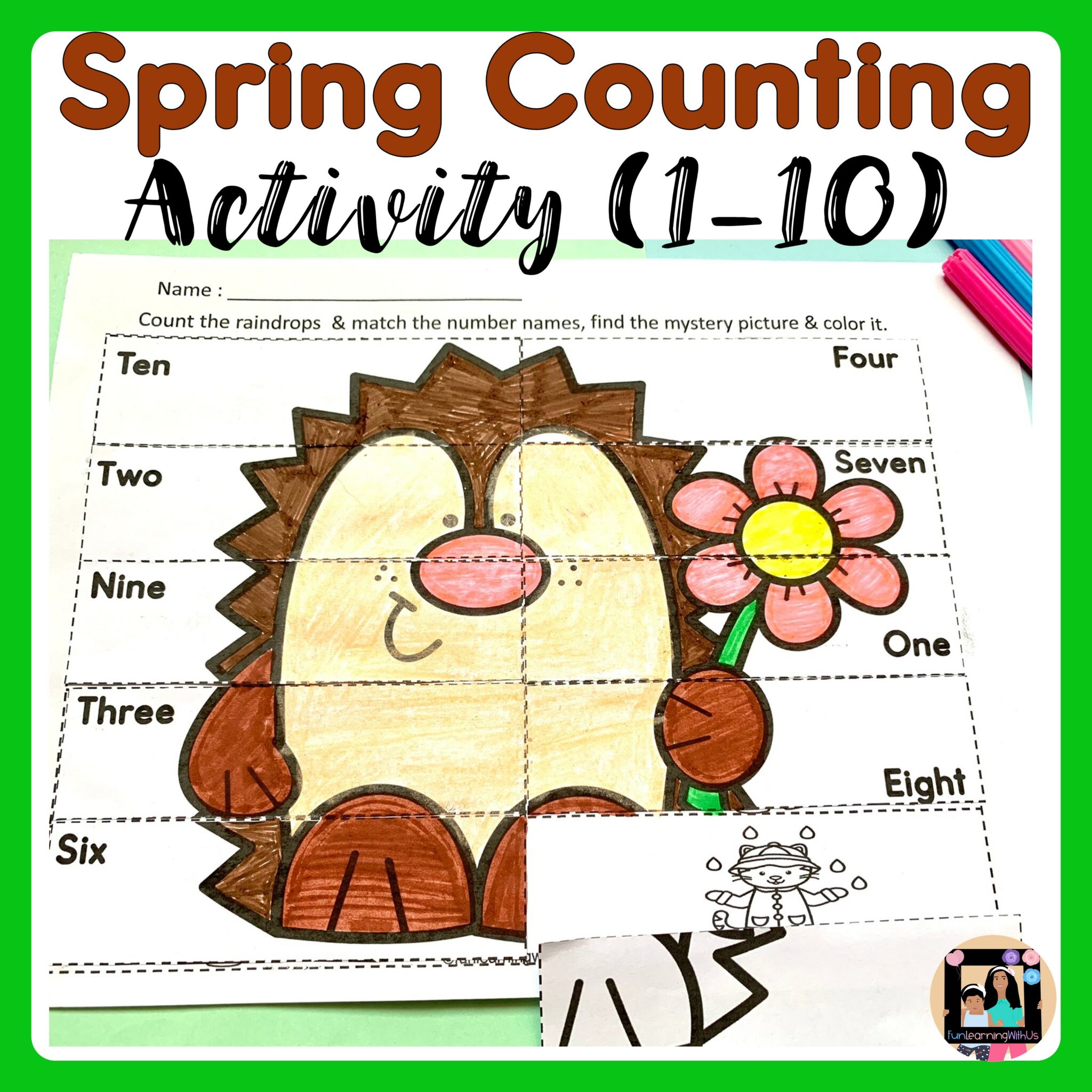 Spring Counting to Ten Activity - Made By Teachers