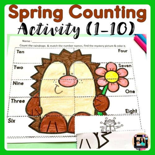 Back to School Counting to Ten Picture Puzzles | Math Mystery Picture ...