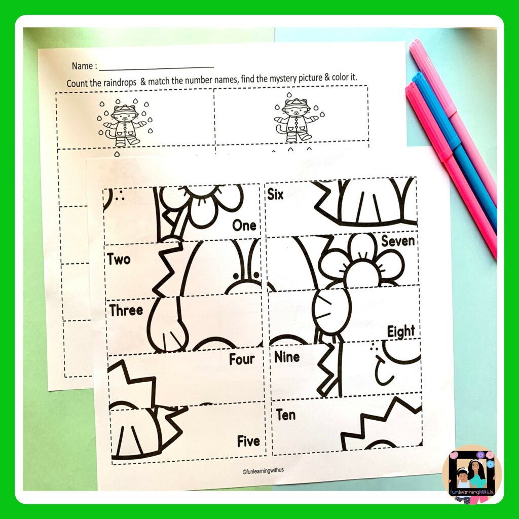 Spring Counting to Ten Activity - Made By Teachers