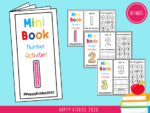 Mini Book Number for Kids | Made By Teachers