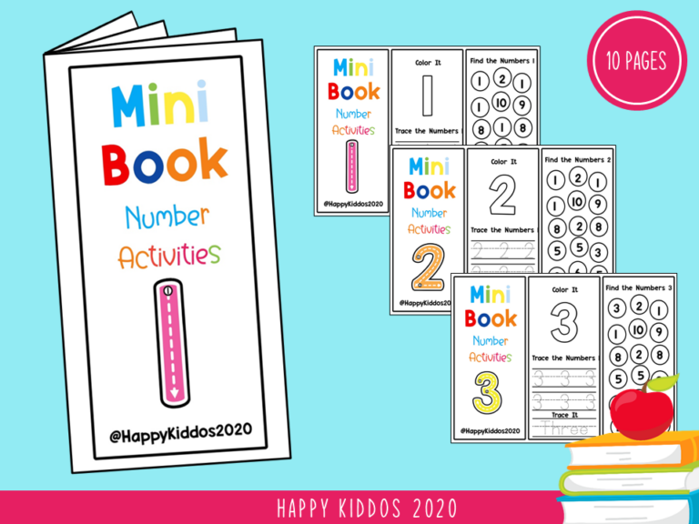 Mini Book Alphabet for Kids - Made By Teachers