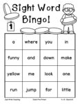 Sight Word Bingo - Dolch Pre-Primer - Made By Teachers