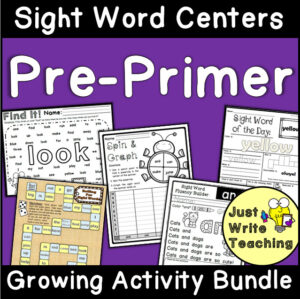 Dolch Pre-Primer Sight Word Bundle - Made By Teachers
